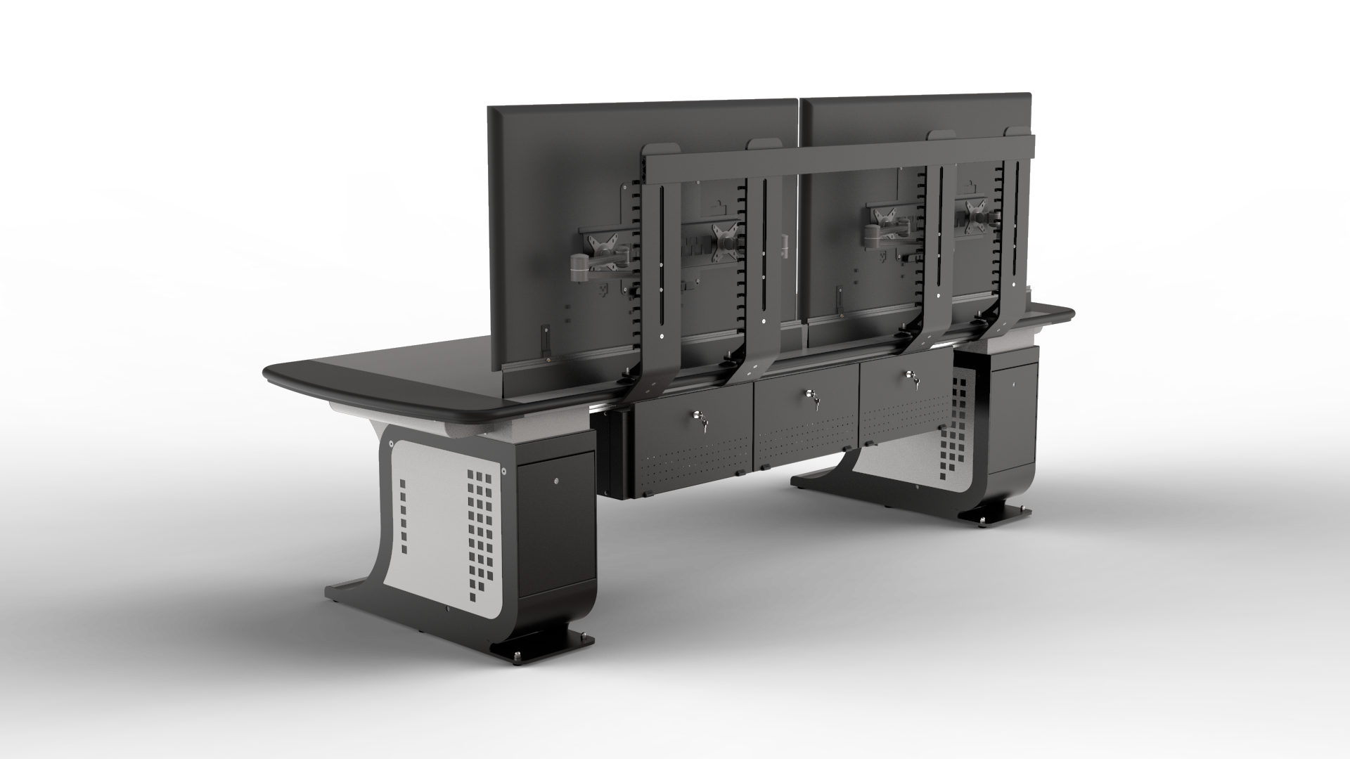 Control Room Console Karma2 | Scrivania motorizzata per sale operative ...