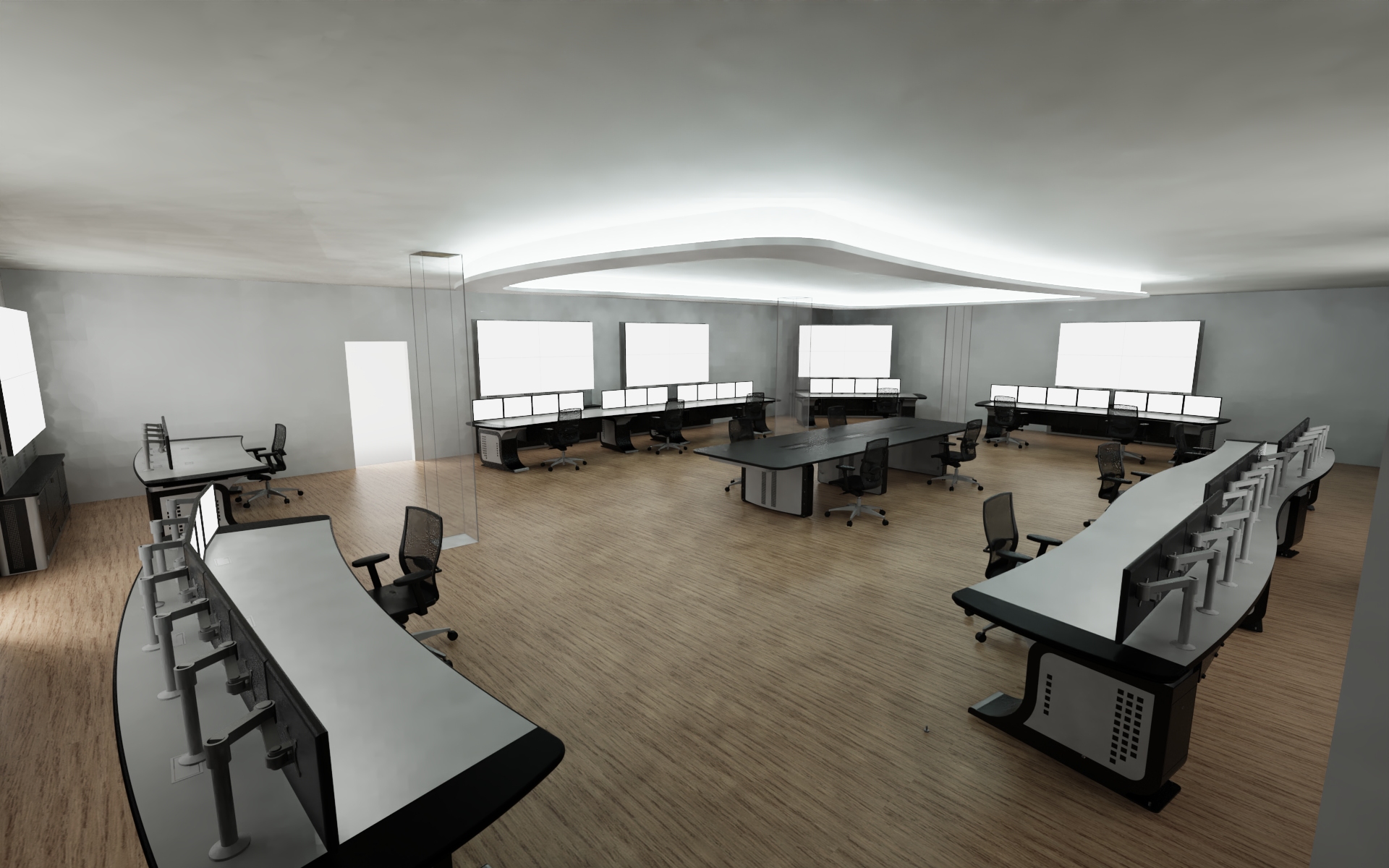 Control Room Console Karma2 | Scrivania motorizzata per sale operative ...