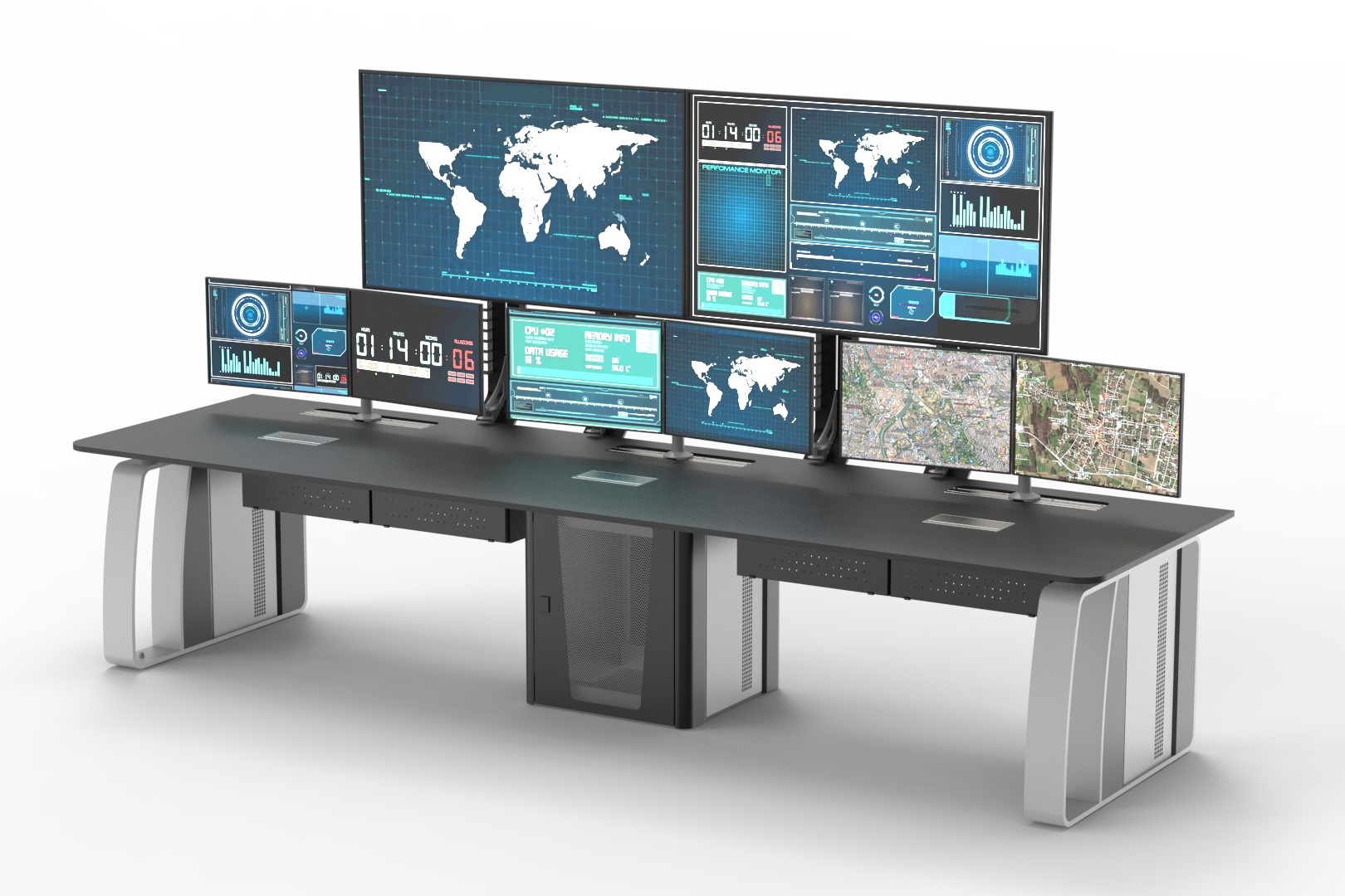 Control rooms for Oil & Gas Sector