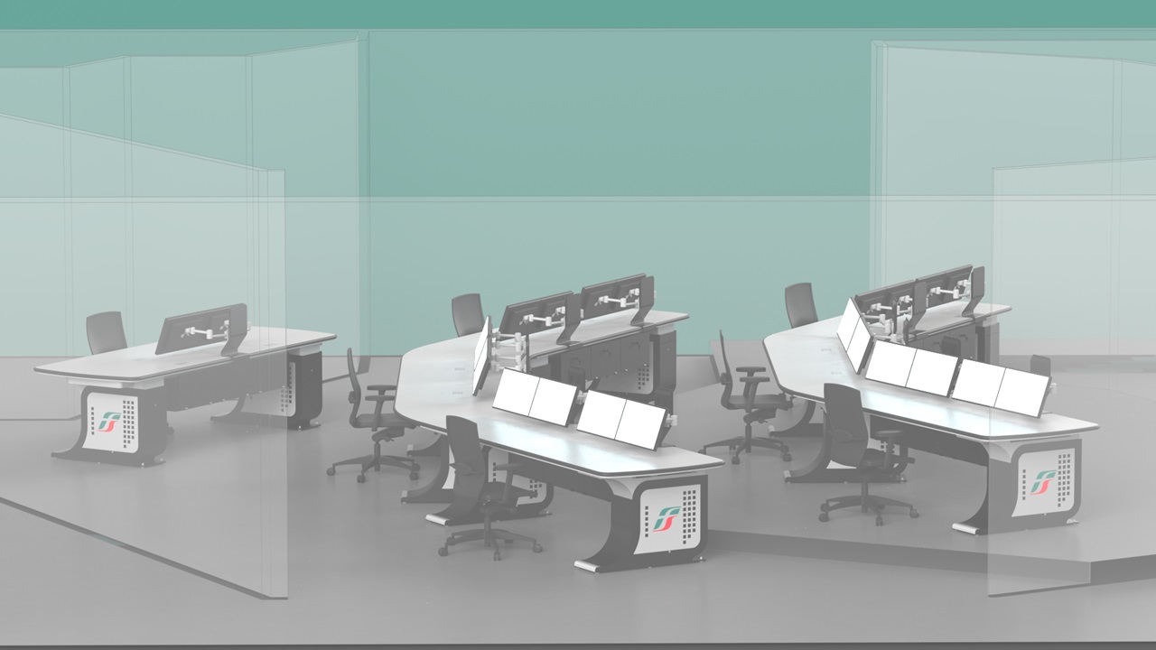 Control rooms for Railway
