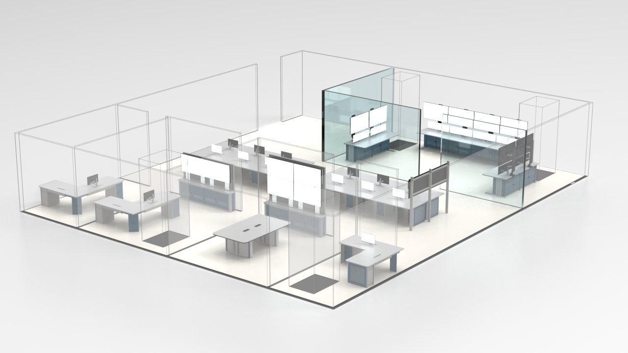 Control rooms for Railway