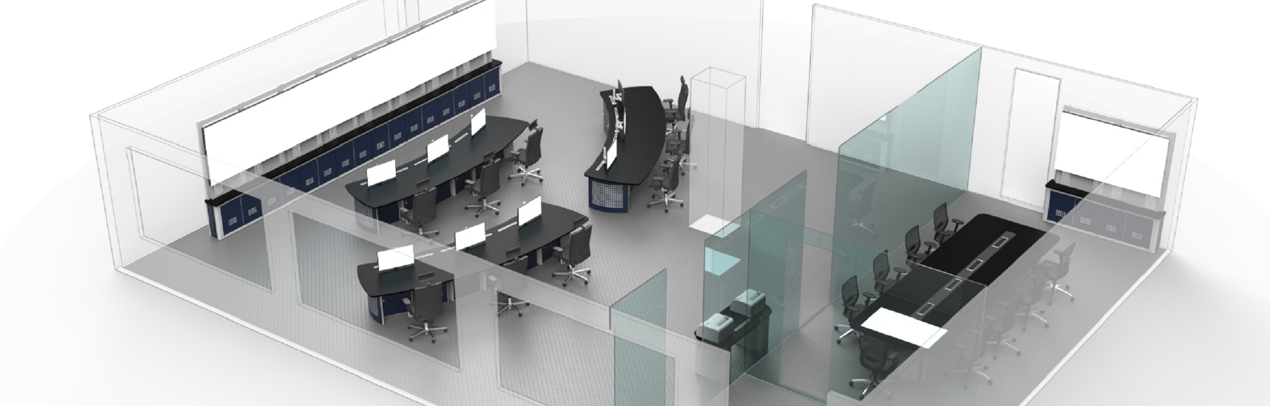 Control rooms for Oil & Gas Sector