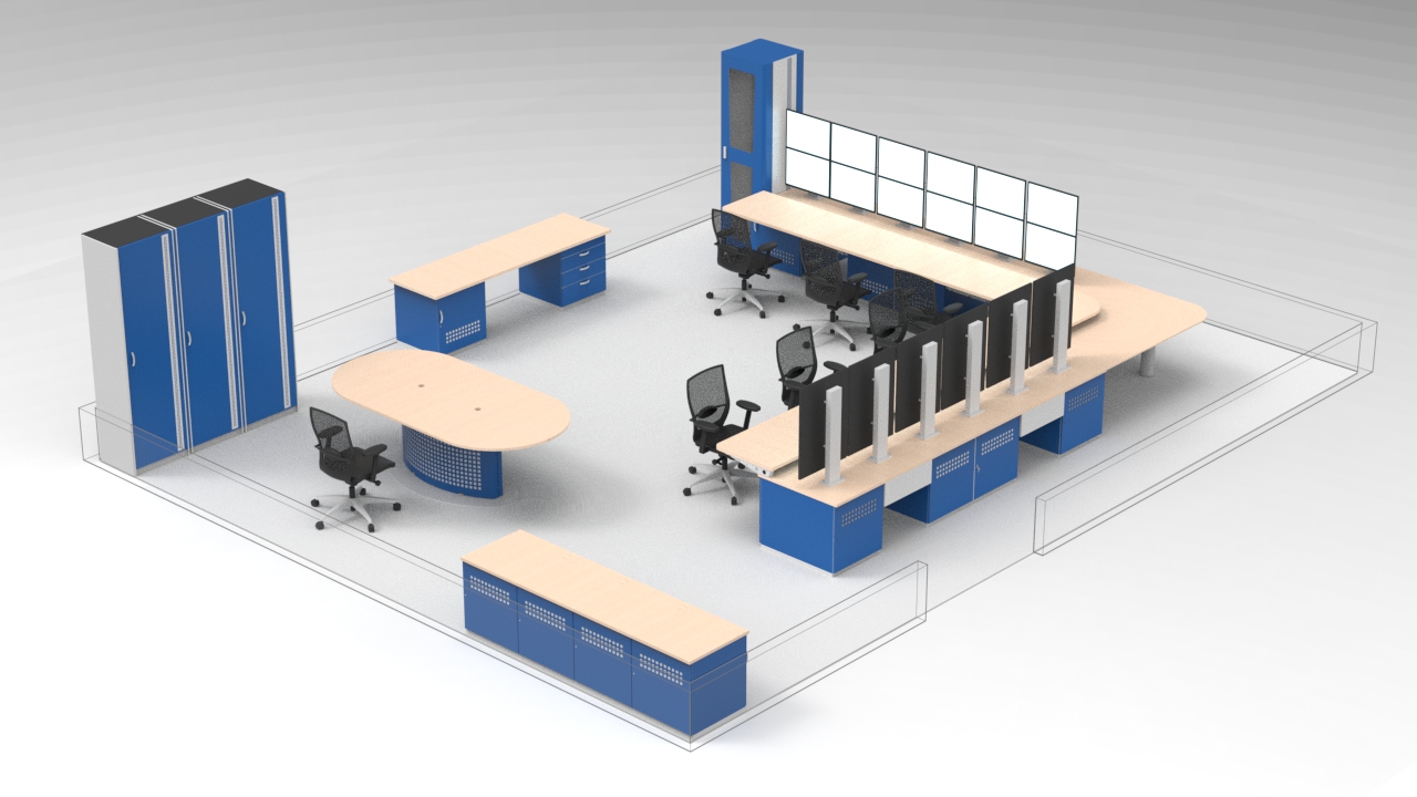 Control rooms for Oil & Gas Sector